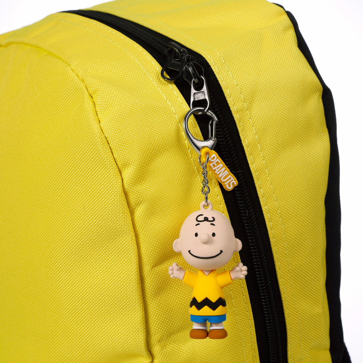Precious Moments Peanuts - Charlie Brown Backpack Bag Clip Charm 23970 – iGifteria