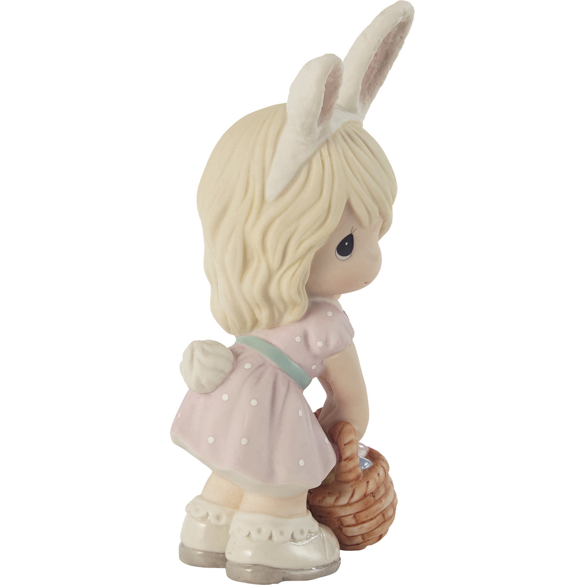"Sale" Precious Moments - Wishing You A Hoppy Easter Bunny Girl Porcel ...